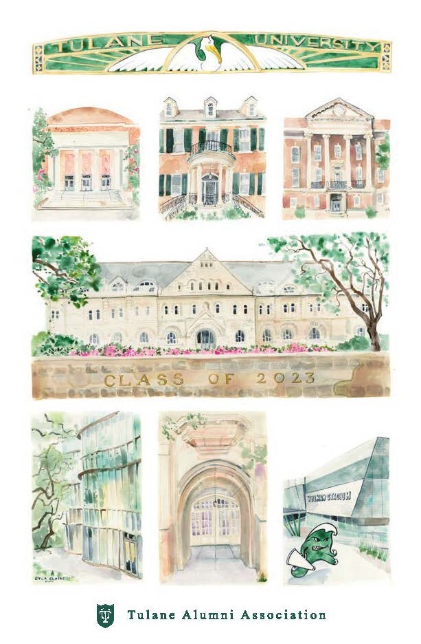 Tulane Alumni - Graduating Class Posters – Order Information
